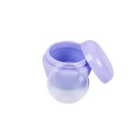 China Purple 5g 10g Small Cosmetic Cream Jar Packaging Refillable for sale