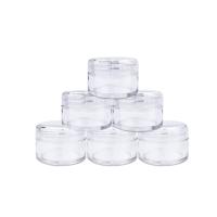 China 5 Grams Plastic Sample Jars Containers With Lids Leakproof for sale