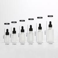 China Multi Capacity Frosted Dropper Glass Essential Oil Bottles 5ml 10ml for sale