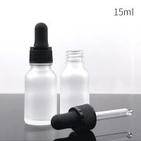 China Multi Capacity Frosted Dropper Glass Essential Oil Bottles 5ml 10ml for sale