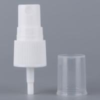 China 24mm Fine Mist Sprayer White Ribbed Cosmetic Bottle Pump for sale