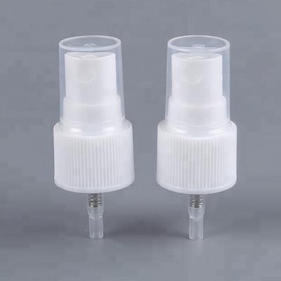 China 24mm Fine Mist Sprayer White Ribbed Cosmetic Bottle Pump for sale