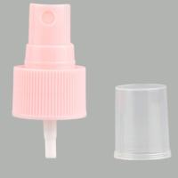 China PET Bottle Pink Black 24MM Cosmetic Mist Sprayers Pump With Tube for sale