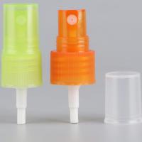 China Green Orange Plastic 24mm Mist Spray Pump For PET Bottle for sale