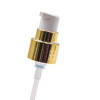 China Polypropylene Cosmetic Hand Pump 20mm/410 Gold Dispenser Pump for sale