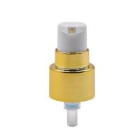 China Polypropylene Cosmetic Hand Pump 20mm/410 Gold Dispenser Pump for sale