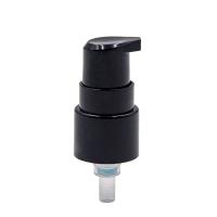 China 20/410 Cosmetic Cream Pump PP Plastic Black Treatment Pump for sale