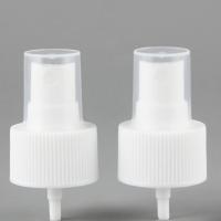 China Plastic 24mm White Lotion Pump Sprayer For PET PP Bottle for sale