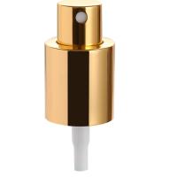 China 24mm High Gold Aluminum Mist Sprayer For Plastic Bottle for sale