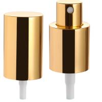 China 24mm High Gold Aluminum Mist Sprayer For Plastic Bottle for sale