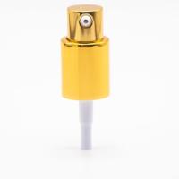 China Gold Aluminum Foam 18 410 Mist Pump Sprayer For PET Bottle for sale
