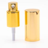 China Gold Aluminum Foam 18 410 Mist Pump Sprayer For PET Bottle for sale