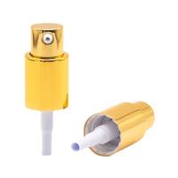 China Gold Aluminum Foam 18 410 Mist Pump Sprayer For PET Bottle for sale