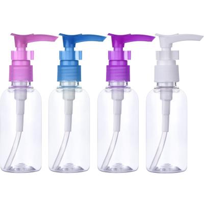 China LinDeer PET Transparent Plastic Lotion Bottle 50ml For Liquid for sale