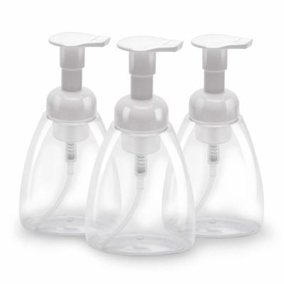 China Transparent 500ml Empty Plastic Lotion Bottles With Pump 28mm for sale