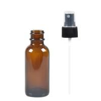 China 50ml Brown Cosmetic Spray Bottle Jars With 24MM Pump For Liquid for sale