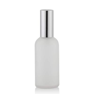 China Anodized Aluminum Mist Spray Bottle 100ML Glass Toiletry Containers for sale