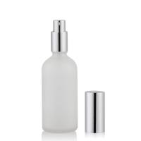 China Anodized Aluminum Mist Spray Bottle 100ML Glass Toiletry Containers for sale