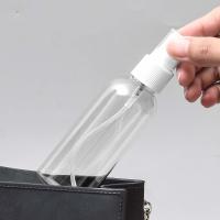 China Transparent PET Plastic 100ml Cosmetic Jars With 24mm Pump for sale