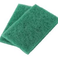China Polyester Green Scourer Pads Dish Scrub Pads Lightweight 250% -500% Water Absorption for sale