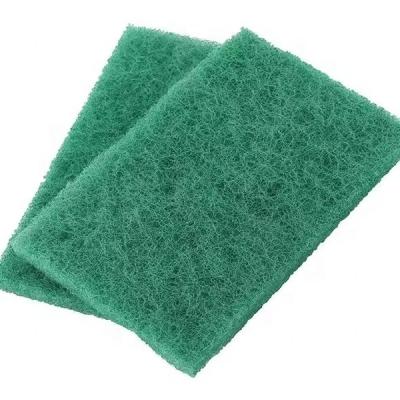 China Polyester Green Scourer Pads Dish Scrub Pads Lightweight 250% -500% Water Absorption for sale