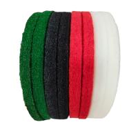 China Customizable Disc Buffing Pad With Non Woven High Density Sponge Layer for sale