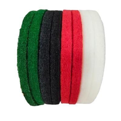 China Customizable Disc Buffing Pad With Non Woven High Density Sponge Layer for sale
