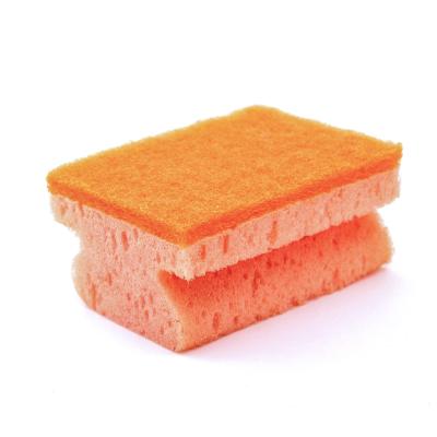 China Household Sustainable Kitchen Sponge Heavy Duty Scrub Sponge 9.5*7*4.5cm OEM/ODM for sale