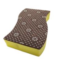 China Durable Kitchen Dish Scrubber 10*7*3cm Customized Shape Non Scratch for sale