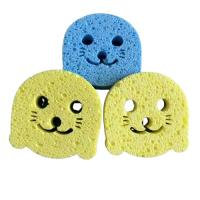 China Compostable Cellulose Kitchen Sponges Various Shape Disposable for sale