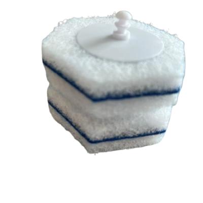 China Eco Friendly Disposable Toilet Brush White With Replaceable Kitten Head for sale