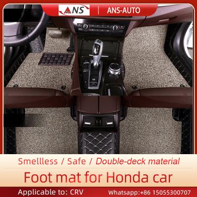 China Slip Resistant Car Leather Mat , XPE Sponge Leather Car Floor Mats for sale