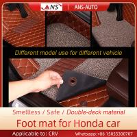China Slip Resistant Car Leather Mat , XPE Sponge Leather Car Floor Mats for sale