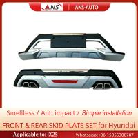 China Hyundai Ix25 Black ABS Car Bumper Guard Front Anti Impact for sale