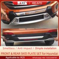 China Hyundai Ix25 Black ABS Car Bumper Guard Front Anti Impact for sale