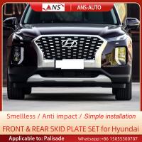 China OEM Silver Hyundai Palisade Car Bumper Guard With Angled Design for sale