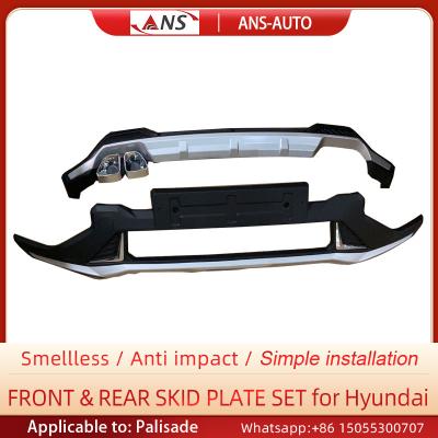 China OEM Silver Hyundai Palisade Car Bumper Guard With Angled Design for sale
