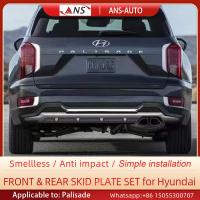 China OEM Silver Hyundai Palisade Car Bumper Guard With Angled Design for sale