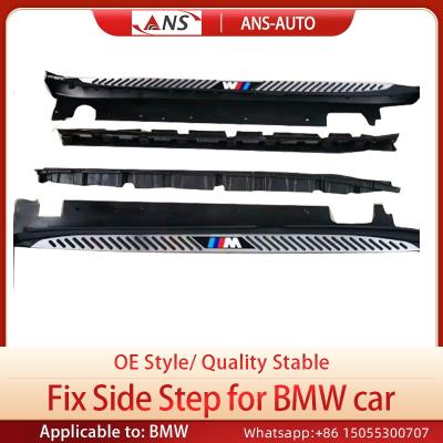 China Black Anti Slide Car Running Boards Aluminium Alloy For BMW X3 for sale