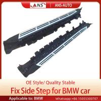 China Black Anti Slide Car Running Boards Aluminium Alloy For BMW X3 for sale