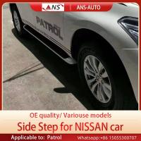 China OE Style Rustproof Nissan Patrol Side Step Running Boards With Anti Slip Stripe for sale