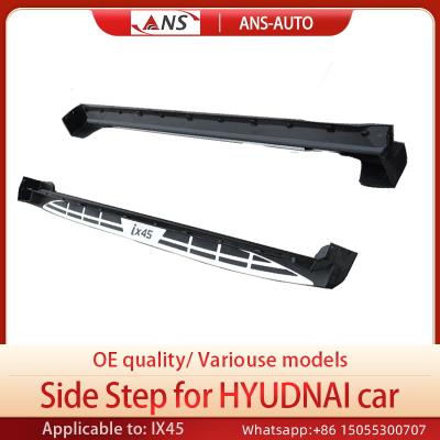 China Silver Rustproof Hyundai IX45 Car Running Boards Original Type for sale