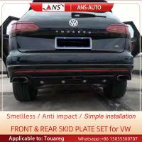 China ABS VW Touareg Front Bumper , Baking Paint Car Rear Bumper Guard for sale