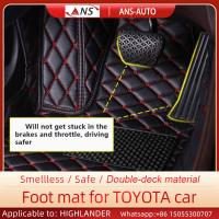 China 19.69 Inches 6.17 Pounds Toyota Highlander Car Leather Mat For All Weather for sale