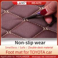 China 19.69 Inches 6.17 Pounds Toyota Highlander Car Leather Mat For All Weather for sale