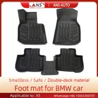 China Custom 29inches Odorless Bmw X3 All Weather Floor Mats 2 Row Liner Set for sale