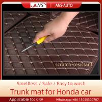 China Red Compatible 6.6 Pounds Honda Crv Car Leather Mat 3D Full Coverage Protective for sale