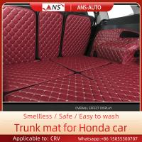 China Red Compatible 6.6 Pounds Honda Crv Car Leather Mat 3D Full Coverage Protective for sale