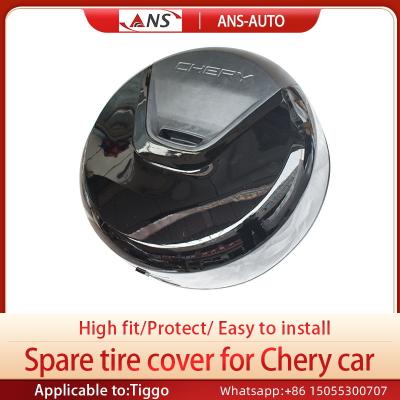 China CNC Machining Chery Spare Parts Round Spare Tire Cover Black for sale