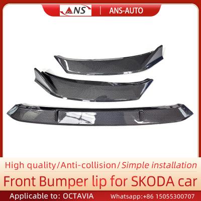 China Clear Texture Skoda Octavia Front Lip Spoiler Wear Resistant for sale